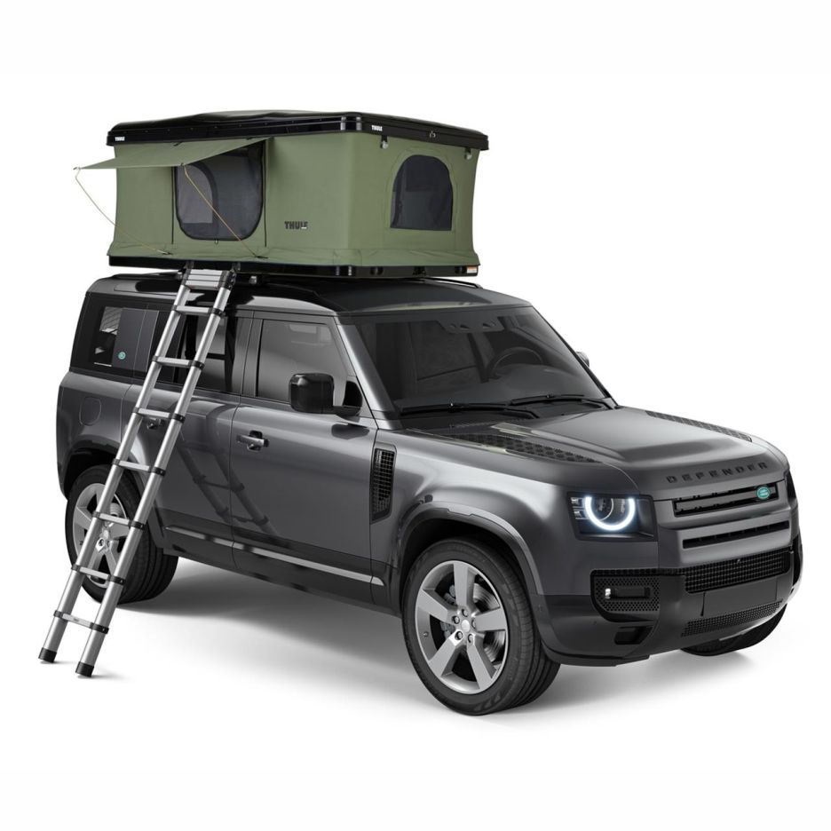 Cort auto cu prindere pe plafon, Thule, Basin, Hard-Shell, Negru